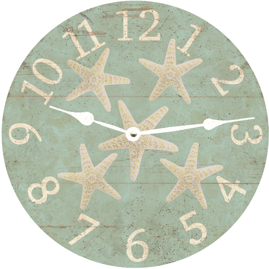 Elevate Your Coastal Space with Stunning Starfish Decor – Time Flies Clocks