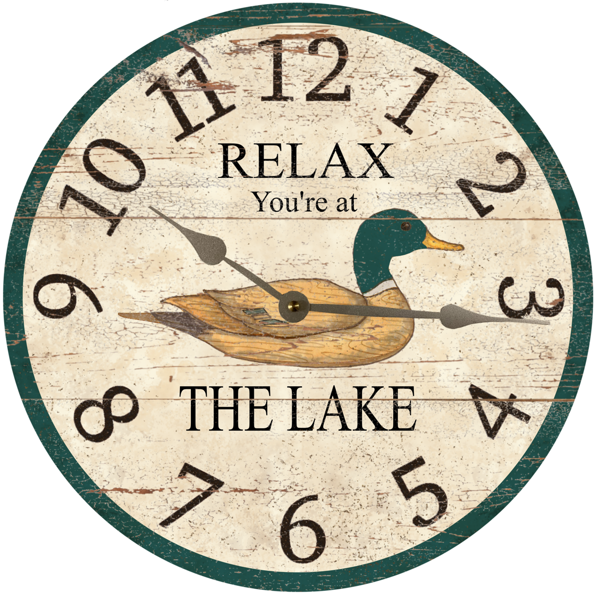 Personalized Lake Clock - Duck Clock | Time Flies Clocks
