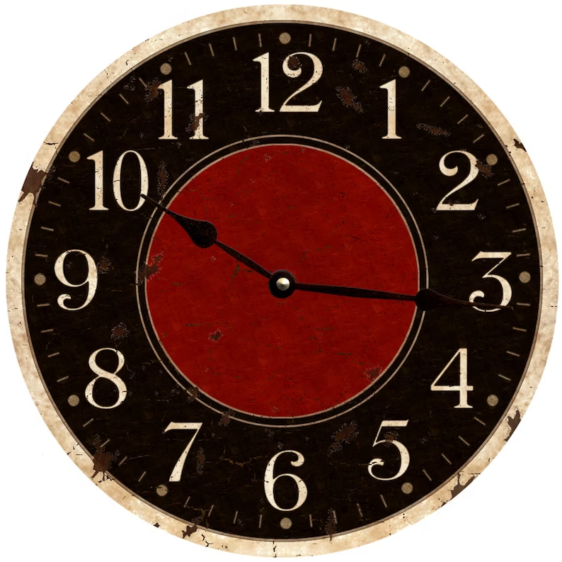 Rustic Wall Clock | Time Flies Clocks