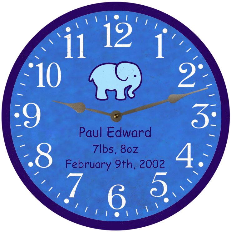 Baby Boy Nursery Decor: Stylish & Functional Clocks for Your Littl ...