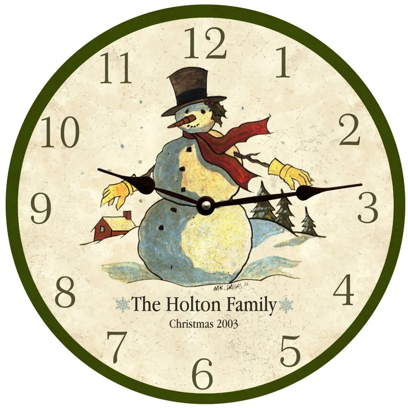 Christmas Wall Clocks – Time Flies Clocks