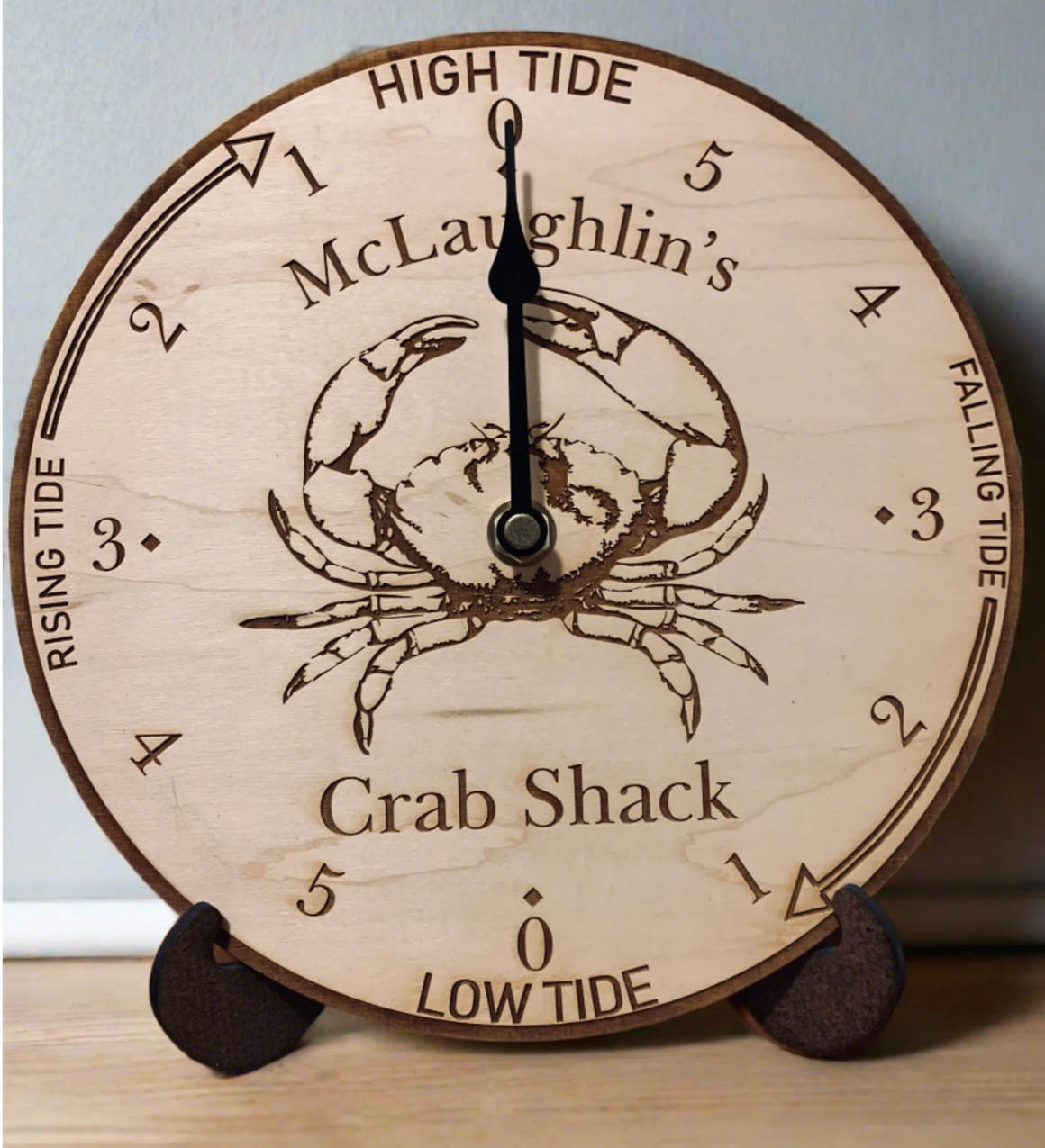 Laser Engraved Wooden Clocks – Time Flies Clocks
