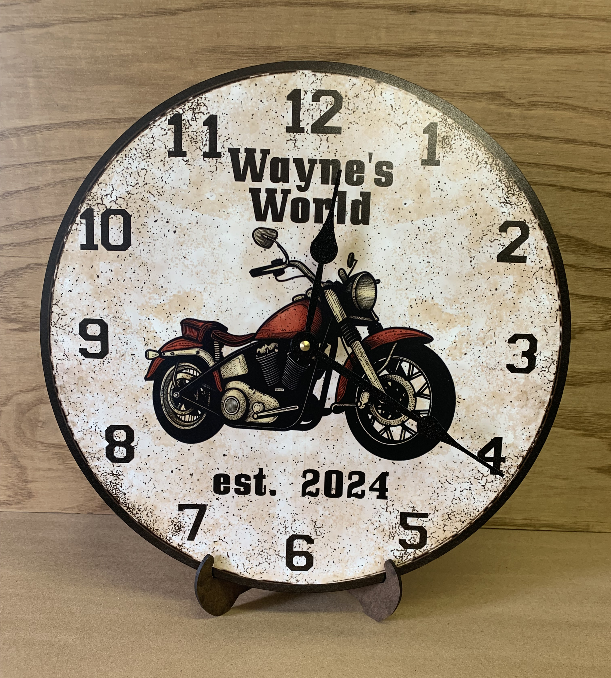 Motorcycle Clocks And More American Classic Motorcycle Wall Art