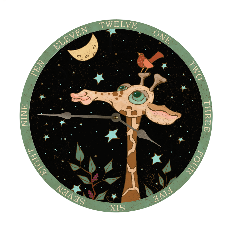 Nursery Room Clock – Time Flies Clocks