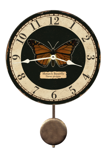 Monarch Butterfly Clock | Time Flies Clocks
